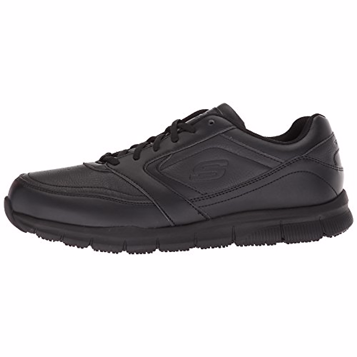 Skechers mens Nampa Food Service Shoe, Black, 10.5 US