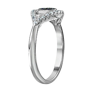 Sterling Silver 925 Evil Eye Ring, Blue & Clear CZ Stone Eye Ring (6)