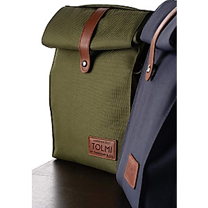 Insulated Lunch Bag by KRYO - Small reusable cooler bag - A travel lunchbox, Blu