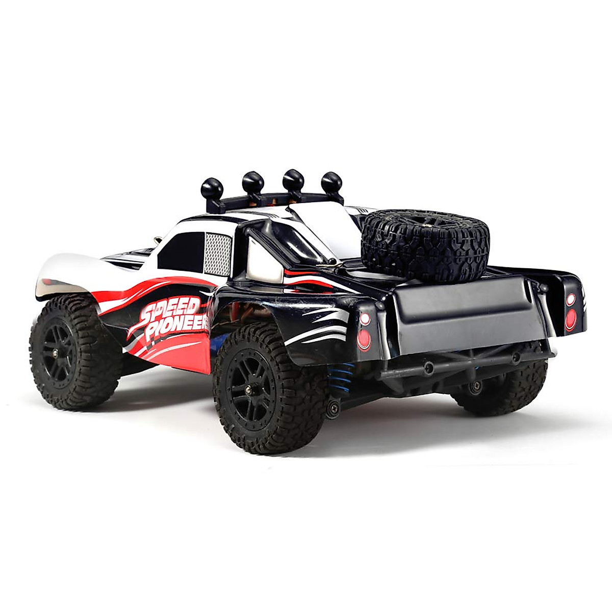 RC Car, Electric Remote Control Model Racing Car 1/18 Scale Off Road 2.4 Ghz Radio, Flexible 4WD High Speed Rc Truck, Best RC Trucks For Beginners, White
