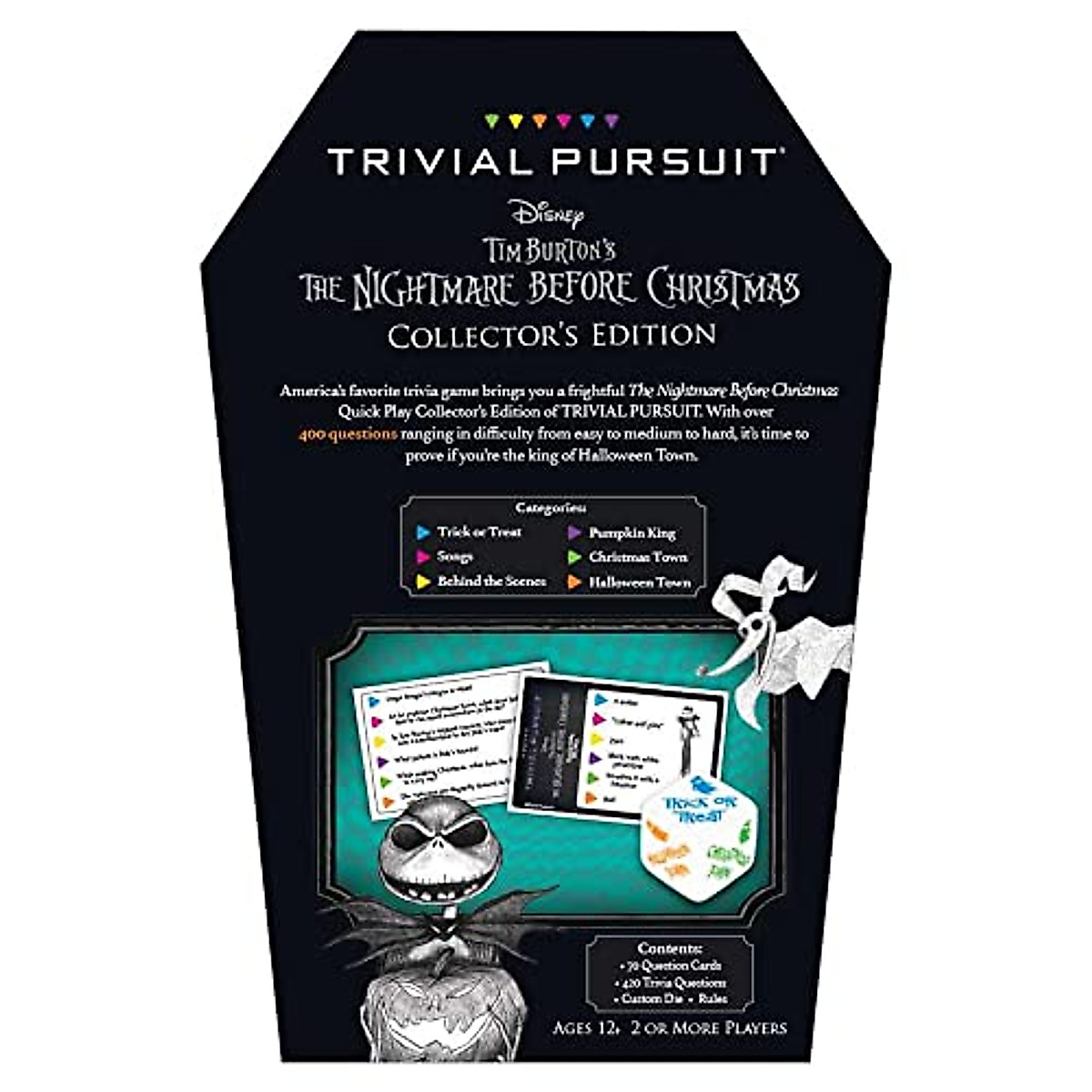 USAOPOLY TRIVIAL PURSUIT: Disney Tim Burton’s The Nightmare Before Christmas
