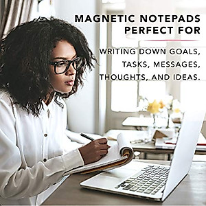 Graphique Magnetic Notepad - Gold Dots Grocery and Shopping List - Fun Decorative To-Do List - Perfect House Warming Gifts - 100 Tear off Sheets (4" x 9.25" x .5")