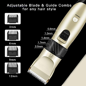 generies Hair Clippers for Men Body Hair Removal Machine with 4 Combs Electric Razor Cordless & Corded Rechargeable Hair Beard Trimmer