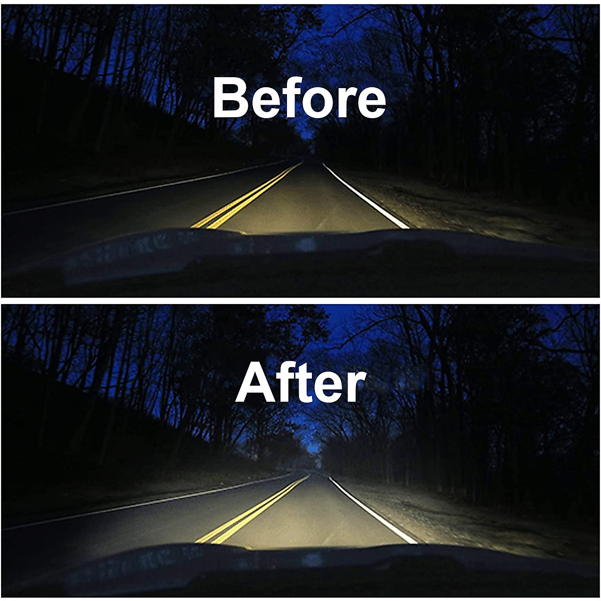 Dreenfl Anti-misting Headlight Assemblies Fit For 2012 2013 2014 2015 Toyota Tacoma 12 13 14 15 Tacoma Front Light Headlamp Driver And Passenger Side (Chrome Housing Amber Reflector)