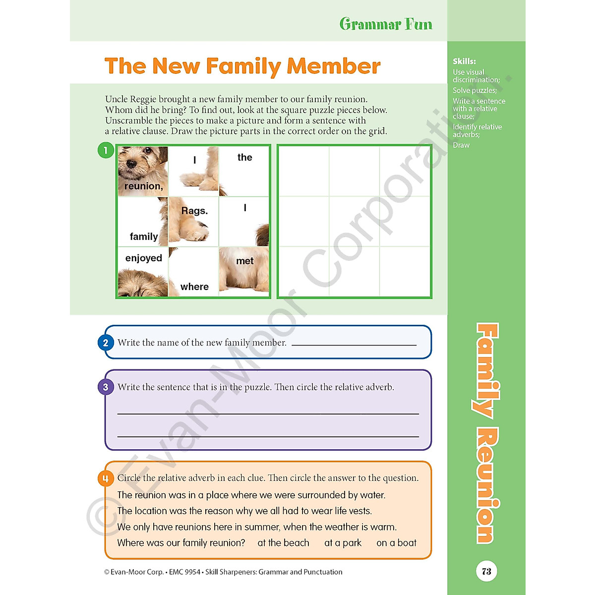 BOOK - SKILLS GRAMMAR PUNCTUATION GR 4