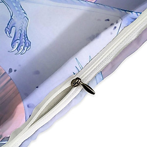 SHELLCELL Wings-of-Fire Dragon 3 Pieces Duvet Cover Set, Soft Bedding Comforter Cover Set with Zipper Closure, 1 Duvet Cover and 2 Pillowcases for Bedroom All Season 79"x90"