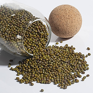 IVAILEX Glass Jars with Cork Lids, Candy Jar with Lid, Coffee jar for Counter, Cookie Jar with Airtight Lids, Clear Glass Jar for Candy, Tea, Coffee Bean, Sugar, Spices, Apothecary etc (950ml/32oz)