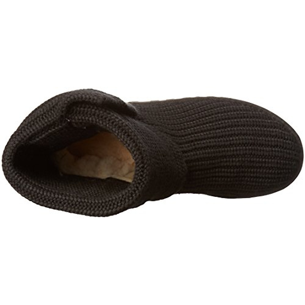 UGG Women's Classic Cardy Winter Boot, Black, 10 B US