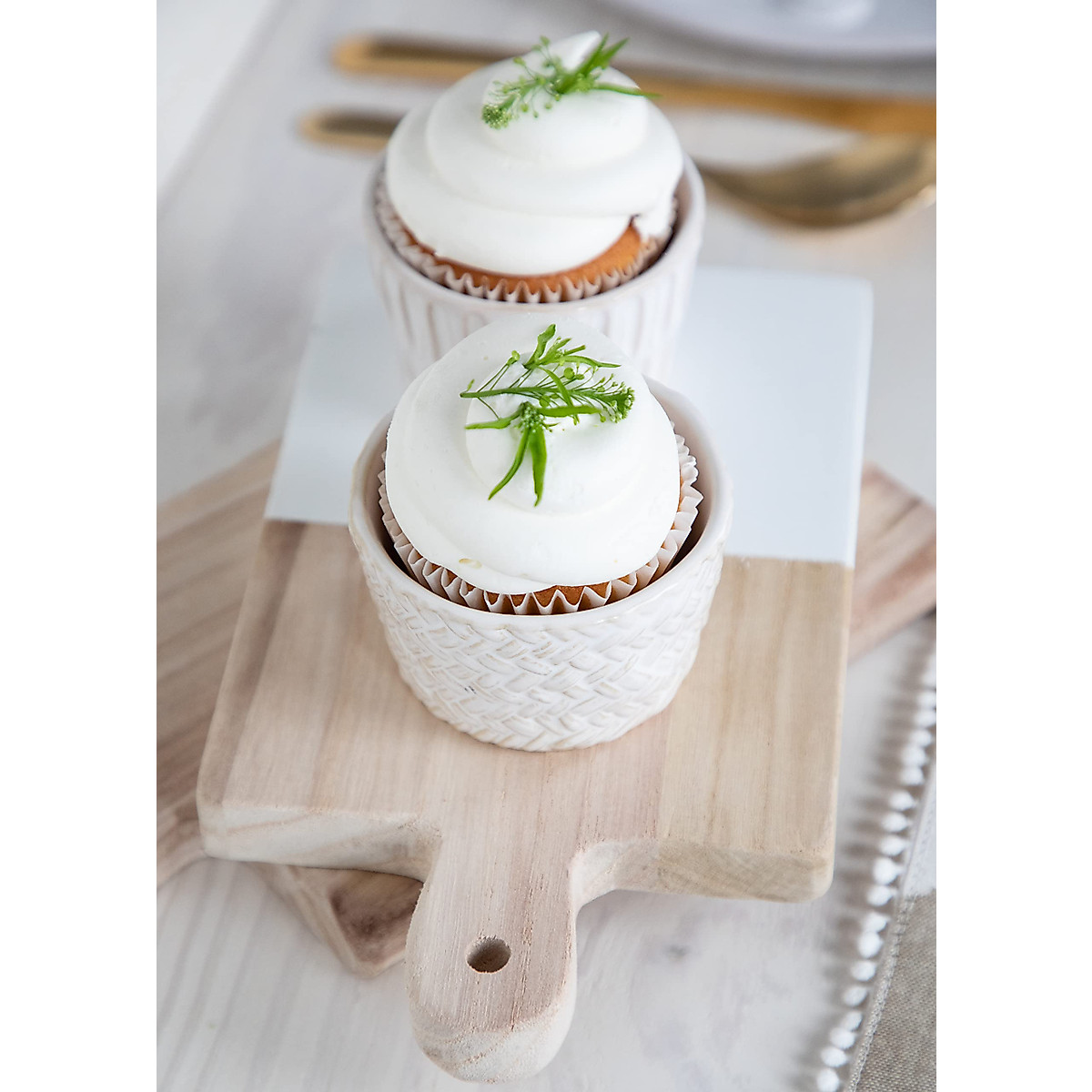 Mud Pie Mini Paulownia Wood Board, Rectangle, 5.25" x 9.25"