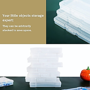 Party Club of America Transparent 5" x 7" Photo Storage Boxes - Photo Organizer Cases Photo Keeper Picture Storage Containers Box for Photos - 20 Pack (Clear)