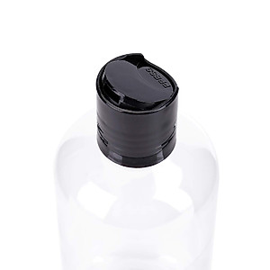 Bekith 16 Pack 8oz Plastic Squeeze Bottles with Disc Cap, Clear Travel Containers For Shampoo, Lotions, Liquid Body Soap, Creams