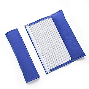 2 Pieces Car Seatbelt Pads for Children, Morechioce Universal Car Seat Belt Shoulder Strap Covers Adjustable Seat Belt Cover Pad Protective Seat Belt Cushion Car Seat Belt Protector, Blue