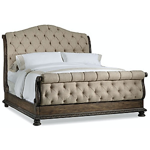 Hooker Furniture Rhapsody Tufted Upholstered Sleigh Bed