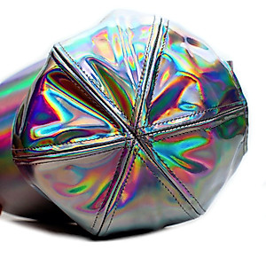 Back to The 80s Future Hat Curved Bill Rainbow Marty McFly Hat Cap Adult