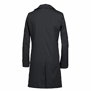 TAILOR'S Personalized Customizable Embroidered Women's Lab Coat Black