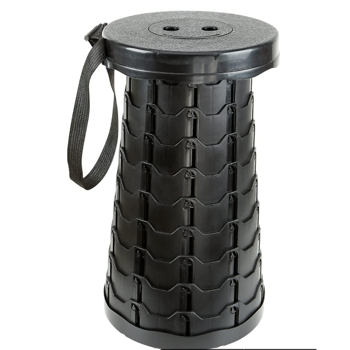 Westerly Portable Retractable Folding Stool, Collapsible Telescoping Foldable Camping Stool for Adults for Outdoor Fishing Hiking Gardening Travel BBQ (2)