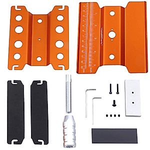 Hobbypark RC Car Work Stand with Weight Aluminum Repair Station Lift for 1/8 1/10 1/12 Scale Traxxas TRX4 Axial Arrma Redcat Losi RC Crawler Monster Truck Buggy