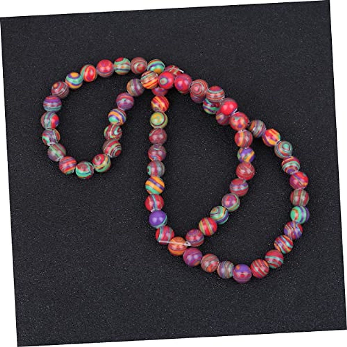 48pcs Bracelets in Bulk Jewelry Accessories Gemstone Bracelets Jewelry Making Accessories Malachite Beads DIY Accessories Kit Beading Kits Jewelry Beads Loose Beads Spacer Beads