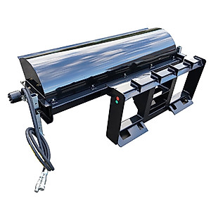 72" Skid Steer Hydraulic Rotary Angle Broom Sweeper Wire Brush