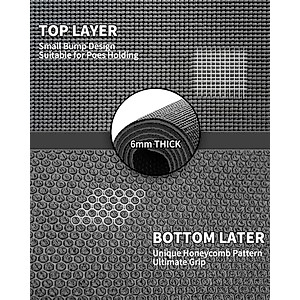 CAMBIVO Yoga Mat for Women and Men, Extra Long and Wide Exercise Mat(84" x 30" x 1/4 inch), Large Non Slip Workout Mat for Yoga, Pilates, Fitness, Barefoot Workouts, Home Gym Studio