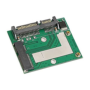 BOTEGRA MSATA SSD to 2.5in SATA Card, Mini Pcie SSD Adapter 6.0 Gbps PCB Durable Simple Operation Driver Free for Laptop