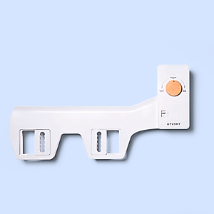 TUSHY Basic 2.0 Bidet Toilet Seat Attachment | A Non-Electric Self Cleaning Water Sprayer w/Adjustable Water Pressure Nozzle, Angle Control & Easy Home Installation (White/Bamboo)