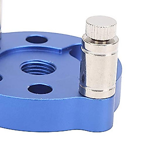 Drill Guide, Self Centering Dowel Jig Kit, Dowel Drill Guide, Aluminum Alloy 3 Hole Drill Bit Guide Jig Positioning Locator, Hole, Jig Accessories