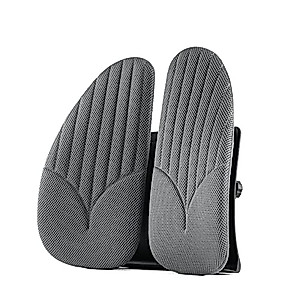 Recommend Sedentary Lumbar Cushions Car Seat Lumbar Cushion Office Chair Back Cushions Home Decor (Color : Svart, Specification : Ergonomic Cushion)