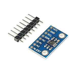 JESSINIE 2Pcs MCP9808 High Accuracy Temperature Thermometer -40°C to +125°C Digital Temperature Sensor Module Accuracy ±0.25°C /0.0625°C Voltage Range 2.7-5.5V Temperature Detector for Arduino