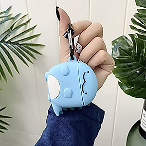 Awin Case Dinosaur Case for Airpods/Airpods 2 Case,3D Cute Cartoon Airpod Case,3D Kawaii Character Kids Teens Girls Women Dinosaur Soft Silicone case for Airpods Case/Airpods 2 Case (Dinosaur)