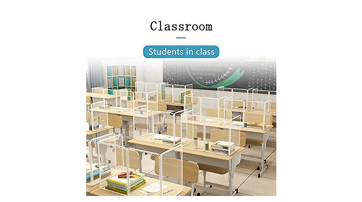 Classroom Desk Dividers - Durable Clear Desk Partitions for Schools ...