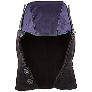 OccuNomix mens Fleece Lined / 2 Layers 2-way Premium Shoulder Length Two Way Winter Liner, Navy, shoulder length 14-16 US