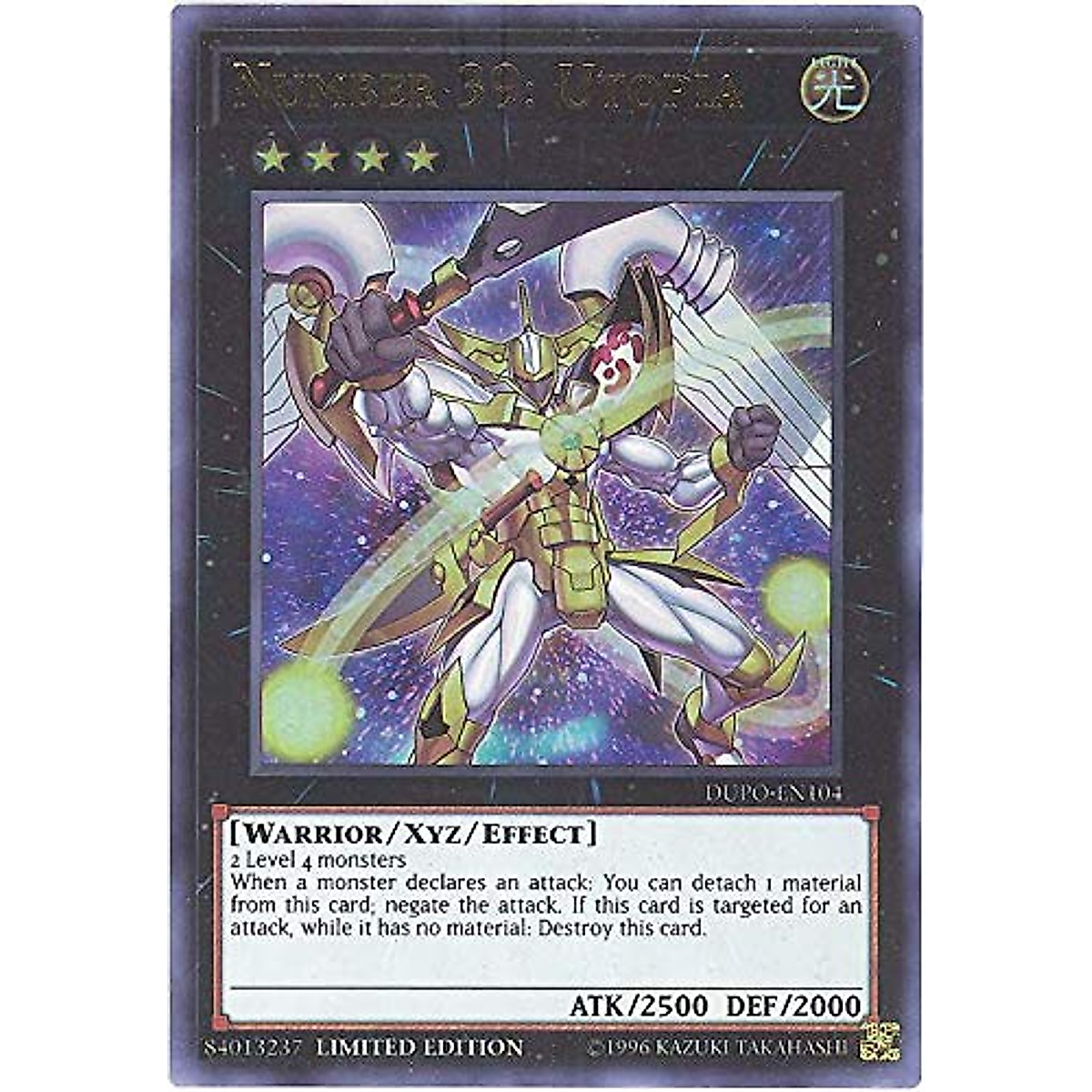 Yu-Gi-Oh! - Number 39: Utopia - DUPO-EN104 - Ultra Rare - Limited Edition - Duel Power