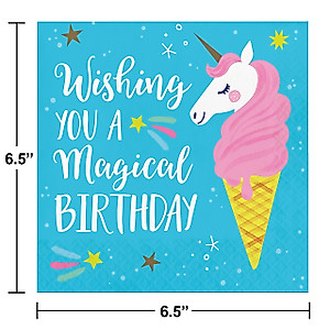 Unicorn Galaxy Napkins, 48 ct