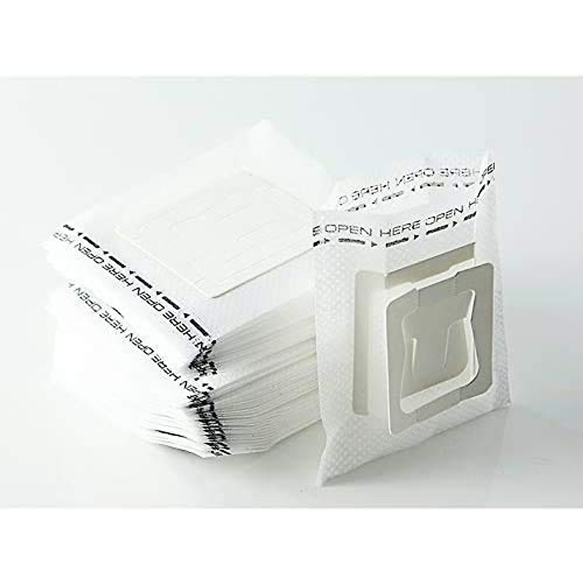 50Pcs Portable Coffee Filter Paper Bag Hanging Ear Drip Coffee Bag Single Serve Disposable Drip Coffee Filter Bag Perfect for Travel, Camping, Home, Office