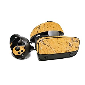 MightySkins Skin for Oculus Rift S - Saffron Marble | Protective, Durable, and Unique Vinyl Decal wrap Cover | Easy to Apply, Remove, and Change Styles | Made in The USA