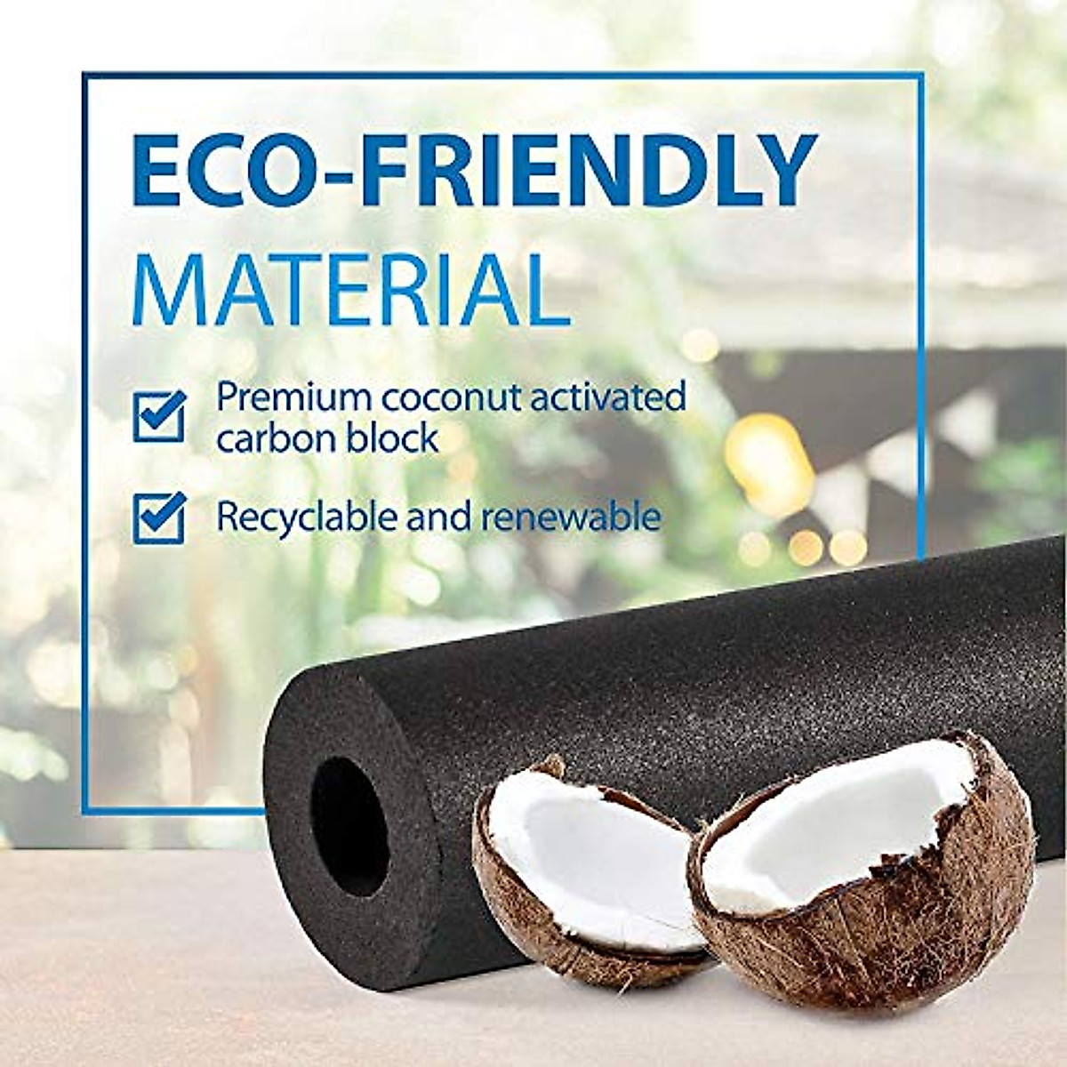 Filterlogic 3US-AF01 Under Sink Water Filter, Replacement for Standard 3US-AF01, 3US-AS01, WHCF-SRC, WHCF-SUFC, WHCF-SUF, NSF/ANSI 42 Certified (Pack of 2)