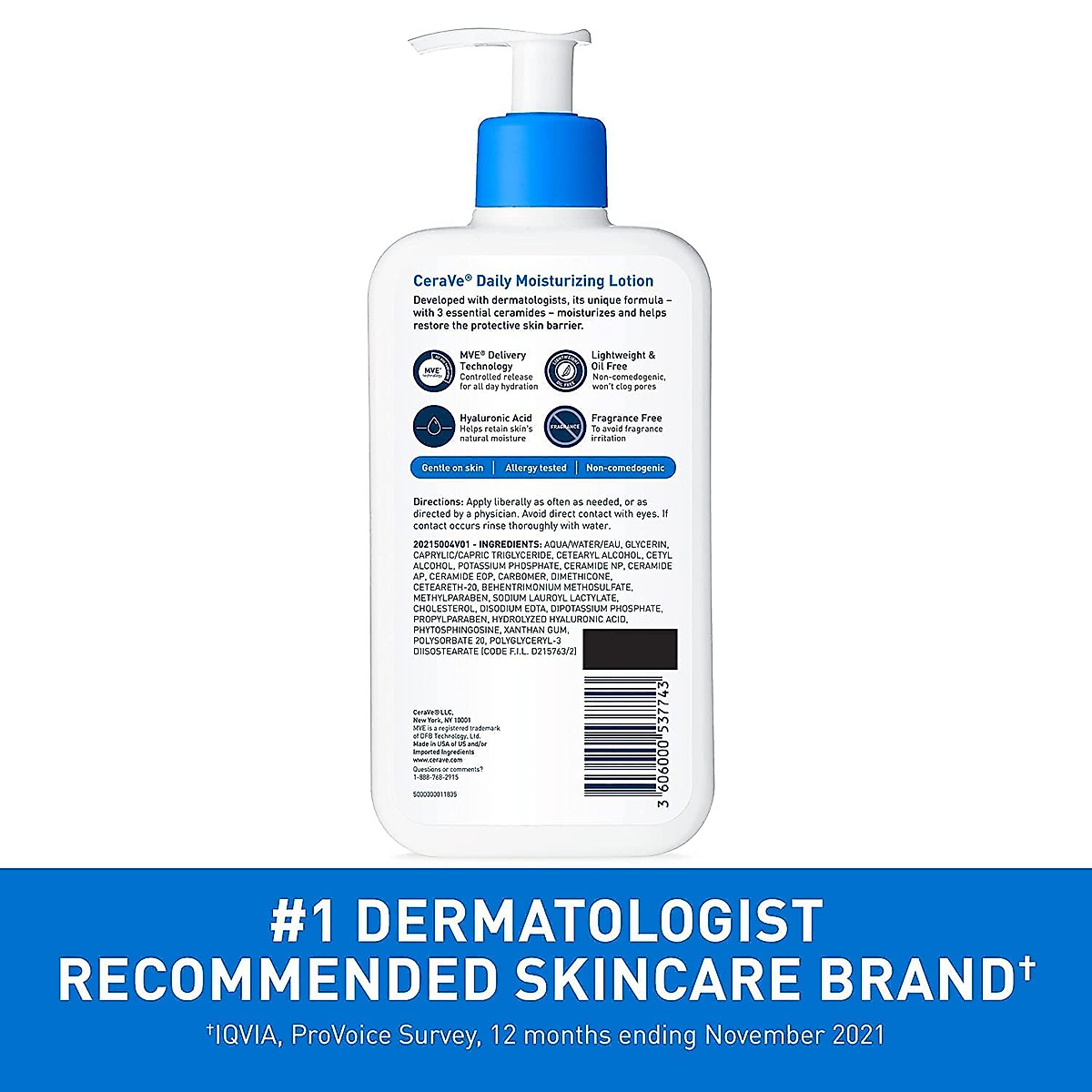 CeraVe Moisturizing Lotion 12 oz (Pack of 4)