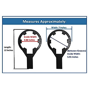 JSP Manufacturing New Aftermarket Hayward CL200 and CL220 Chlorinator Lid Cap Wrench Opener Tool Pool Pump (1)