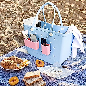 DGLOZE 2PCS Organizer Holder for Bogg Bag, Accessories for Bogg Bags Compatible with Bogg Bag Original, Insert Organizer Holder Compatible with Bogg Bag (Pink)