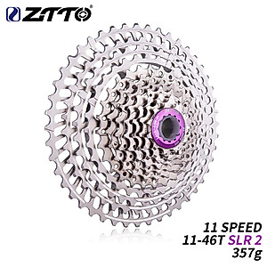 ZTTO SLR Lightweight Wide-Ratio Cassettes for 10 Speed 11 Speed 12 Speed Mountain Bikes (11 Speed 11-46t)