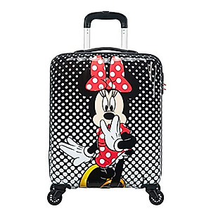 American Tourister Unisex-Adult's Children's Luggage, Multicolour (Minnie Mouse Polka Dot), S (55 cm-36 L)