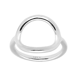 Silpada High-Polished .925 Sterling Silver Ring for Women, Jewelry Gift Idea, Karma', Size 9