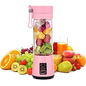 380ML Mini Blender Fruit Blender Convenient Handheld Blender Using USB Charger