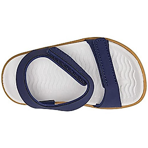Native Shoes, Charley Child, Kids Water-Friendly Sandal, Regatta Blue/Shell White/Toffee Brown, 2 M US Little Kid