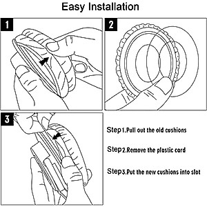 Replacement Ear Pads for Bose SoundLink OE2 OE2i SoundTrue Headphones On-Ear Style Ear Cushion Kit, Blue