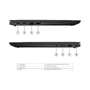 Lenovo Gen 11 ThinkPad X1 Carbon Laptop with Intel Core i7-1370P vPro Processor, 14″ WUXGA 500nits Touchscreen, 64GB LPDDR5 RAM, 2TB Gen4 Performance SSD, 5G and 4G WWAN Mobile Broadband, Win 11 Pro