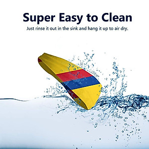 Men Women Sweatband Breatheable Durable Sweat Workout Headbands for Basketball, Yoga, Football, Non-Slip Wristband Colorful Colombian Flag Headbands