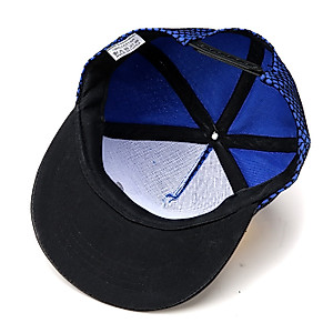 REINDEAR Royal King Crown Baseball Cap Hip-hop Snapback Hat (Blue)