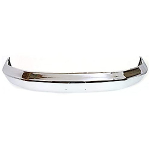 Crash Parts Plus Chrome Steel Front Bumper for Ford Bronco, F-150, F-250, F-350 - FO1002236